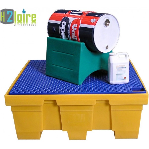 Châssis finition PE pour 1 fût de 60 l ou 220 l horizontal