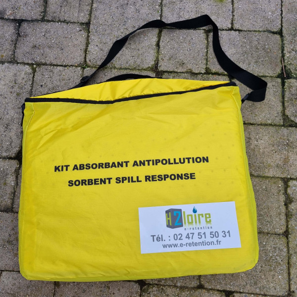 kit absorbant anti pollution tous liquides de 50l x6 Kits